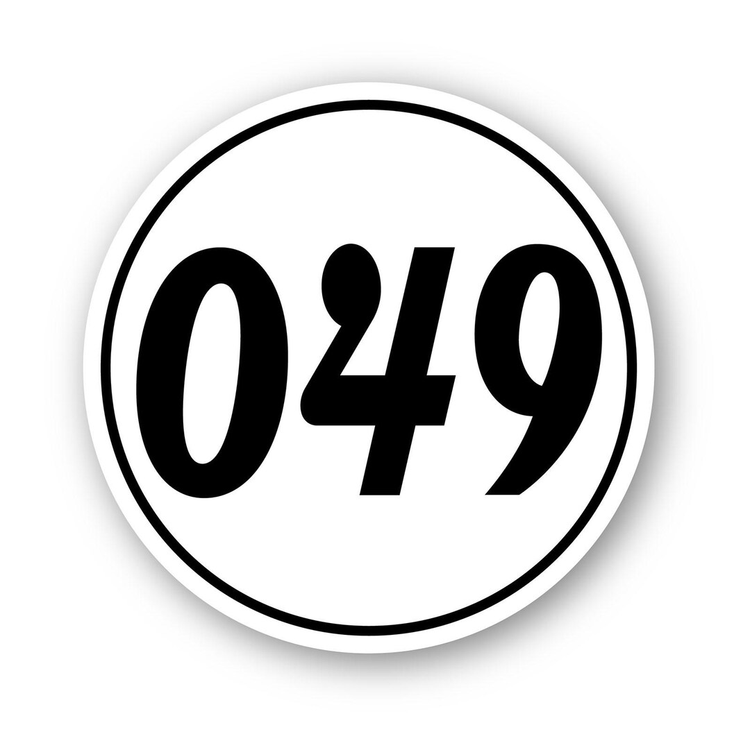 Custom Motorcycle Race Number Decals - Removable Vinyl or Magnet - Etsy