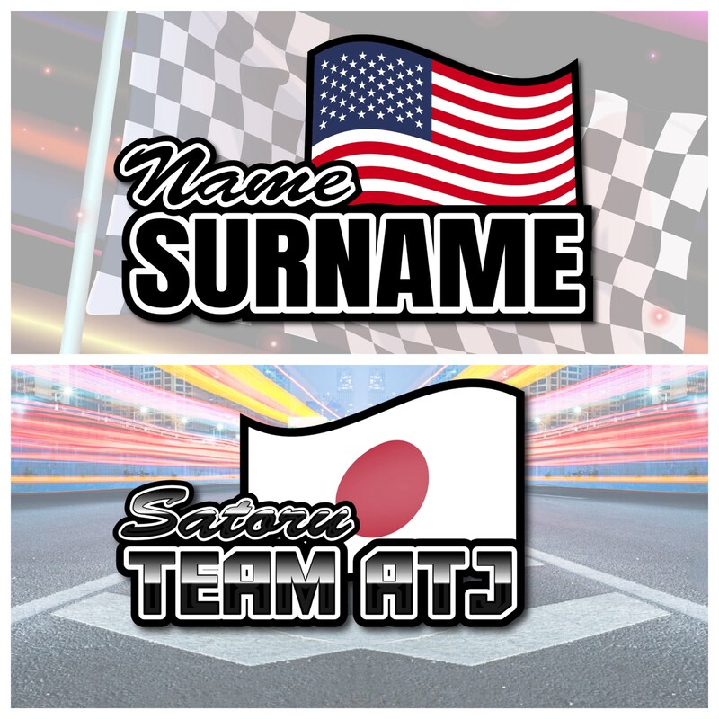 Custom Sticker Flag - Etsy