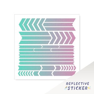 Reflective Helmet Sticker Bicycle Frame Sticker Decals Cut Graphic ...