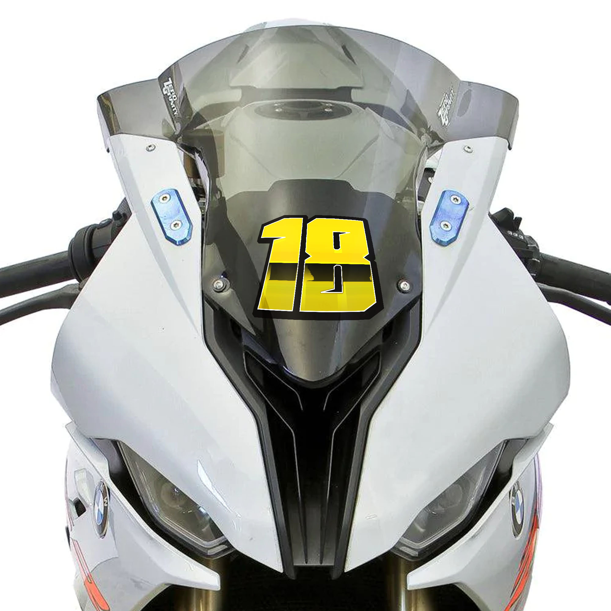 Custom Racing Number Decals - Track Day Dirt Bike Stickers (1 Piece) - Etsy