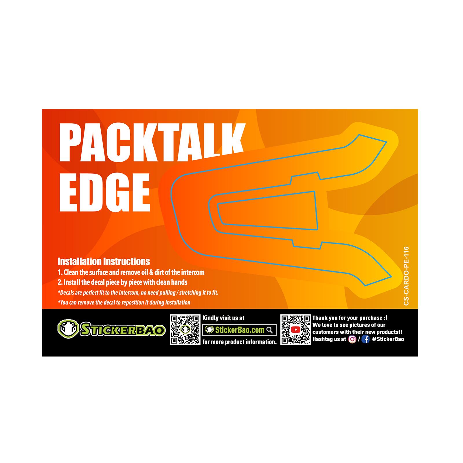CARDO Packtalk Edge/neo/pro Glossy Decal – Protection Sticker - Etsy