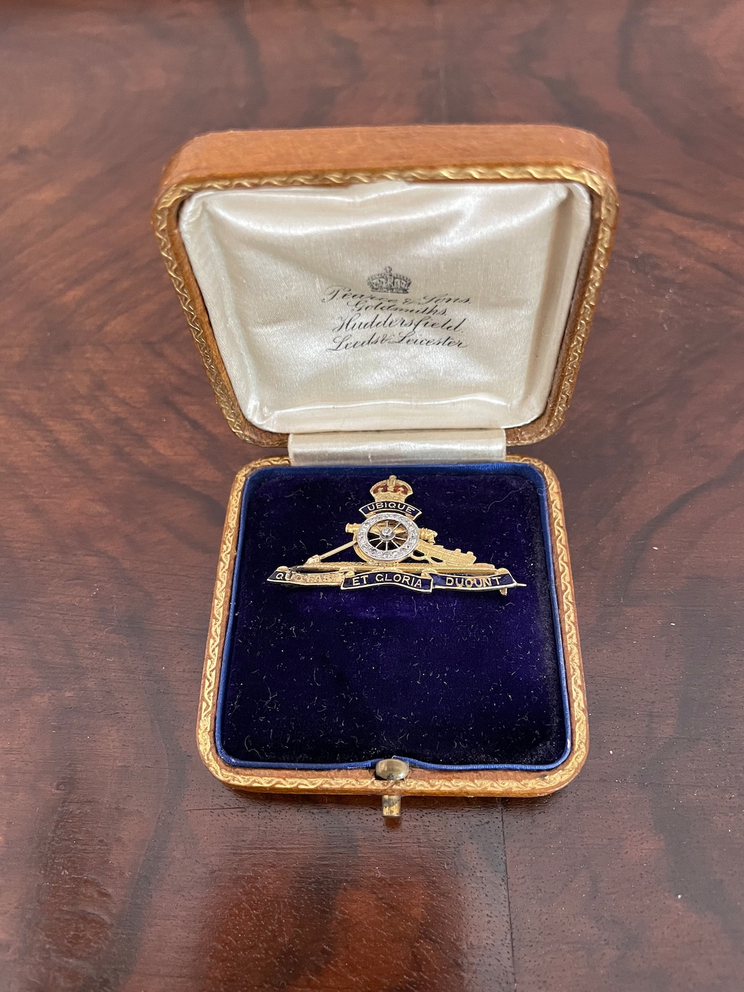 Antique Sweetheart Diamond and Gold Brooch WW1 Military - Etsy