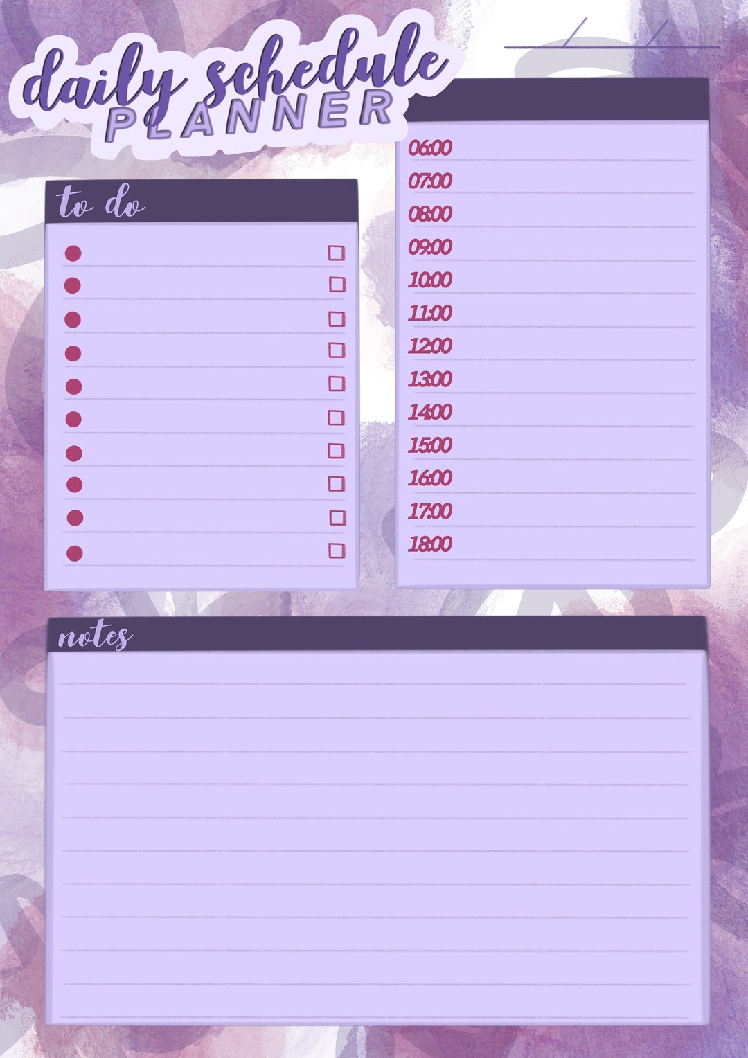 Digital Daily Planner - Etsy