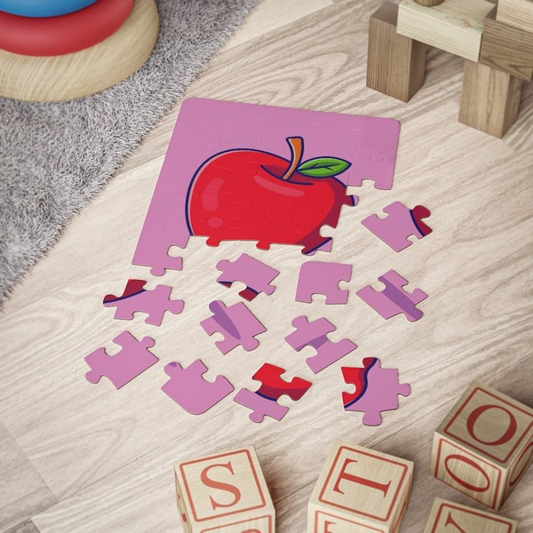 Apple Puzzle - Etsy