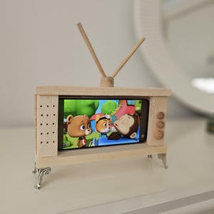 Retro Tv Phone Holder - Etsy