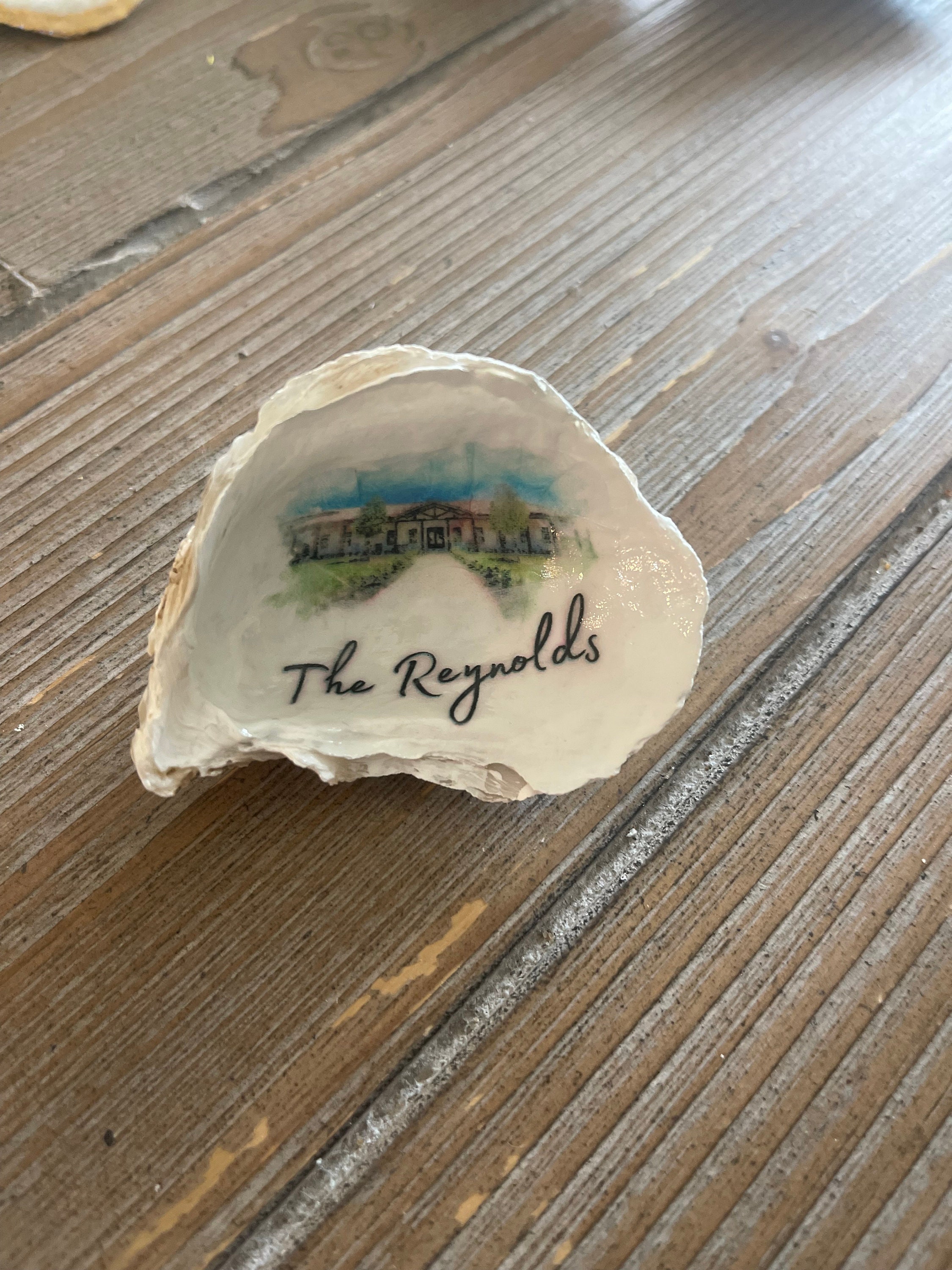 Custom Oyster Shell Place Cards for Wedding, Party, Gifts, Events ...