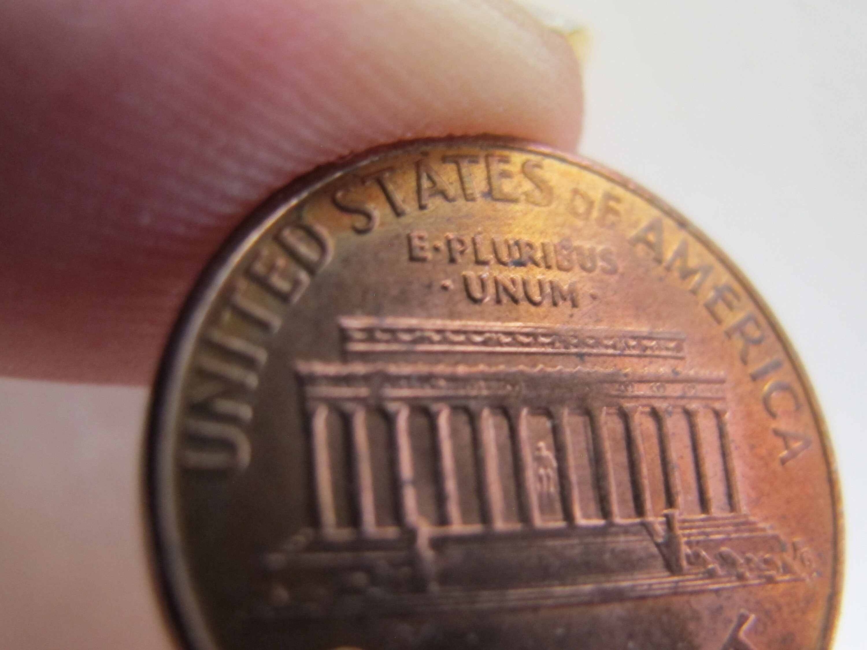 1994 Lincoln Memorial Penny With Die Error - Etsy
