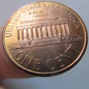 1994 Lincoln Memorial Penny With Die Error - Etsy