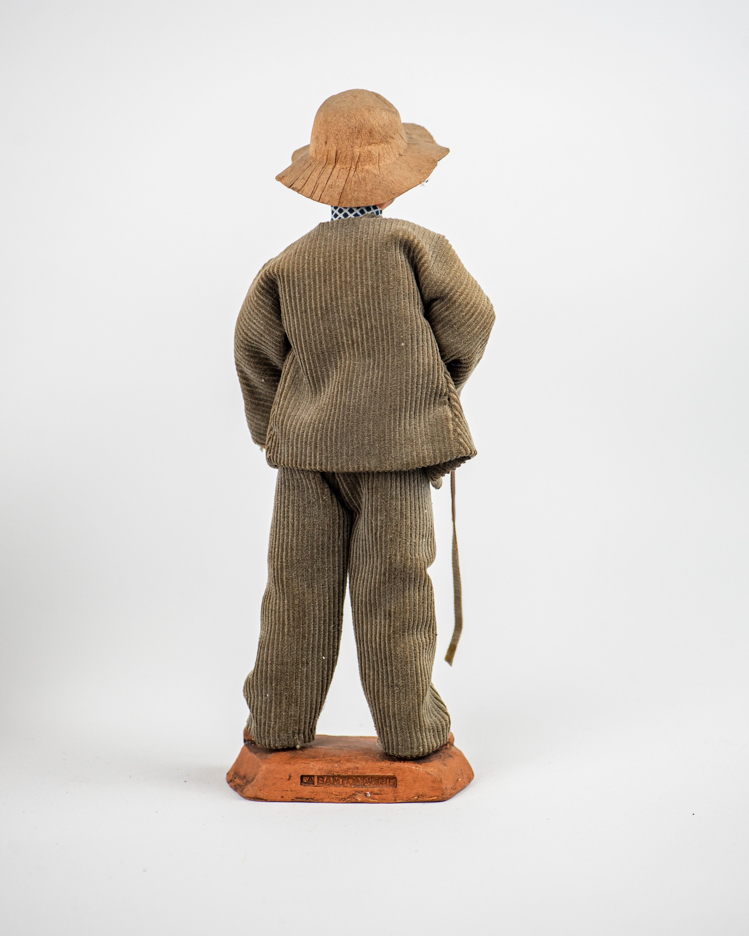 SET of 3 La Santonnerie French Figures, Terra Cotta Dolls, Santon Clay ...