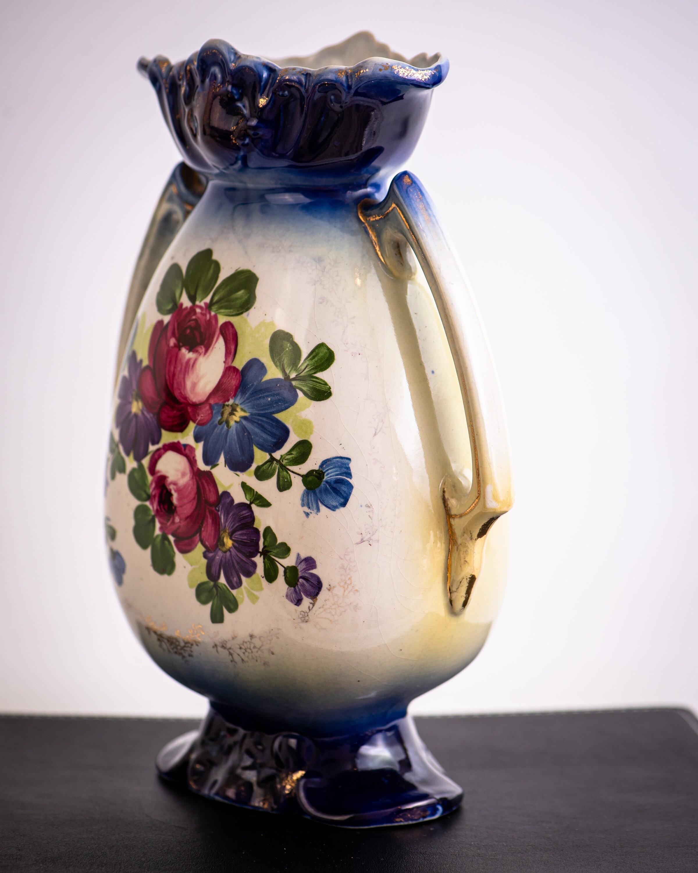 Vintage Monarch Porcelain 10" Vase by Limoges France - Etsy