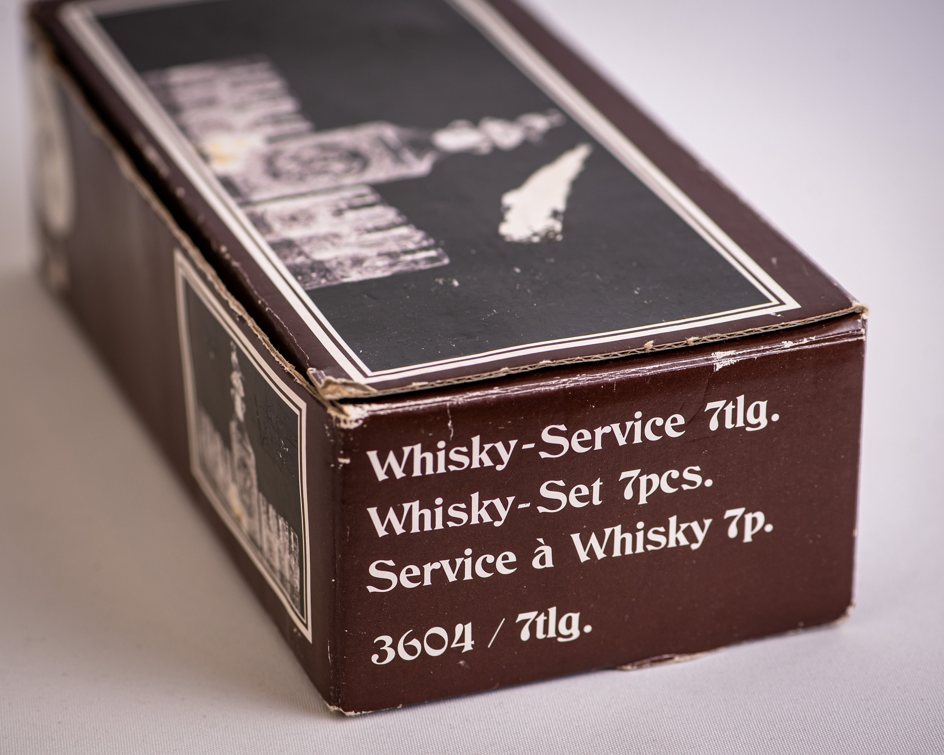 Vintage Hofbauer Lead Crystal Whisky Set, the Byrdes Collection (boxed ...