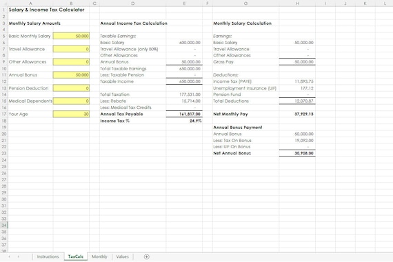 Accounting Equation Excel Template