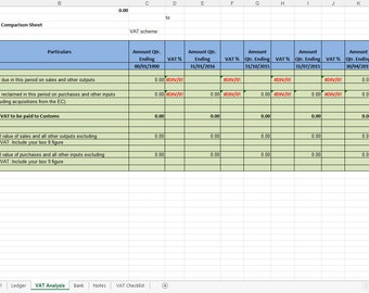 Accounting Excel - Etsy