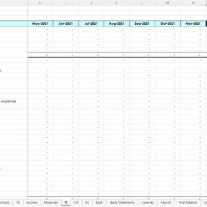 Year End Accounts Template Designed for Small Businesses | Accounting ...