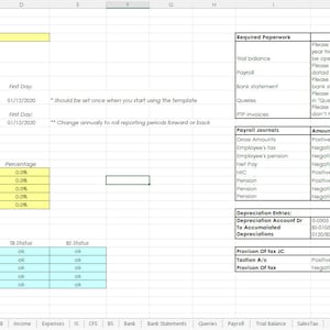 Year End Accounts Template Designed for Small Businesses | Accounting ...