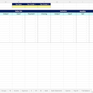 Year End Accounts Template Designed for Small Businesses | Accounting ...
