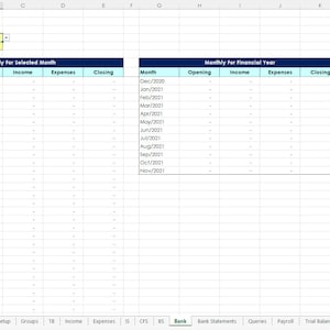 Year End Accounts Template Designed for Small Businesses | Accounting ...