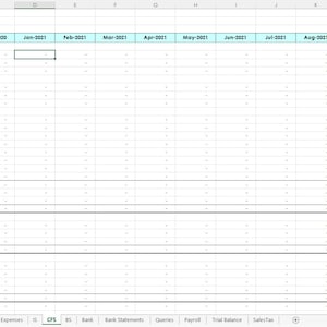 Year End Accounts Template Designed for Small Businesses | Accounting ...