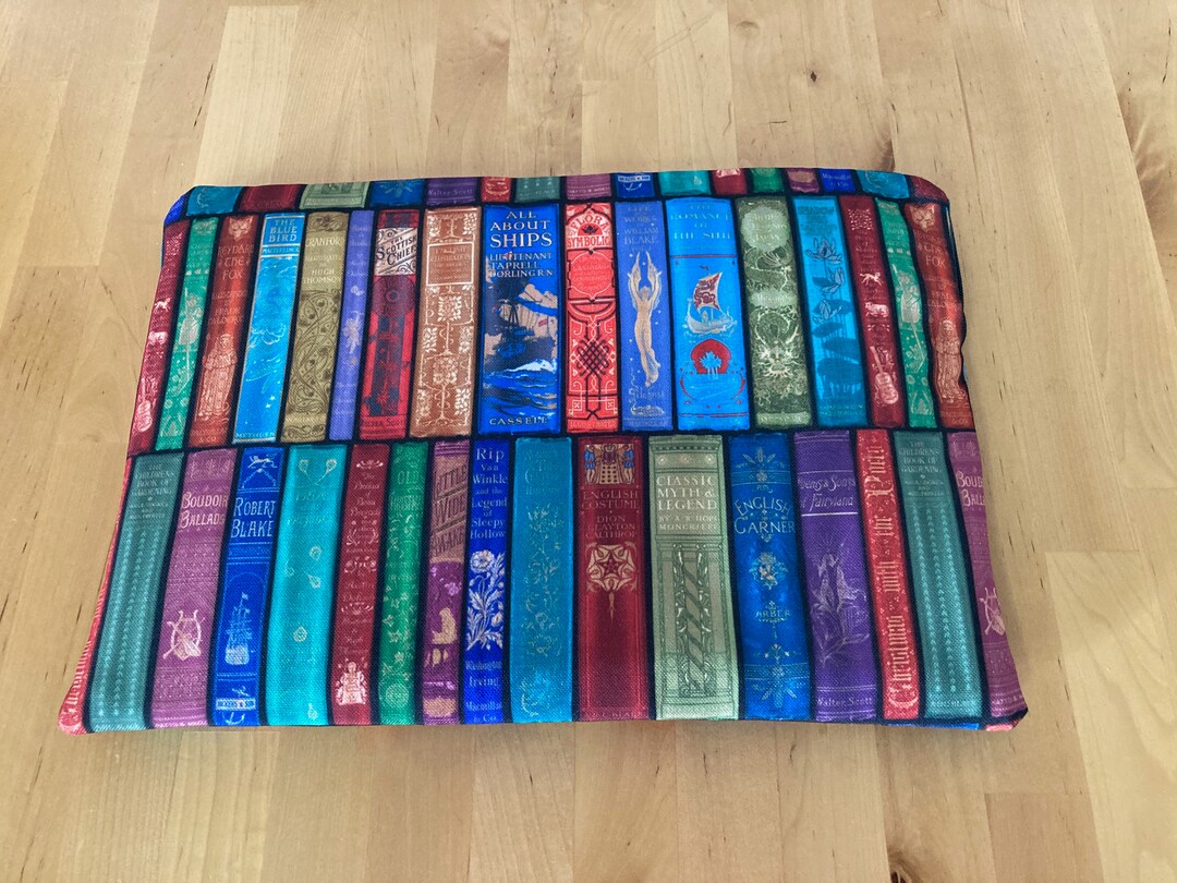 Book Design Recycled Canvas Laptop Cover - Suitable up to Size 14 ...