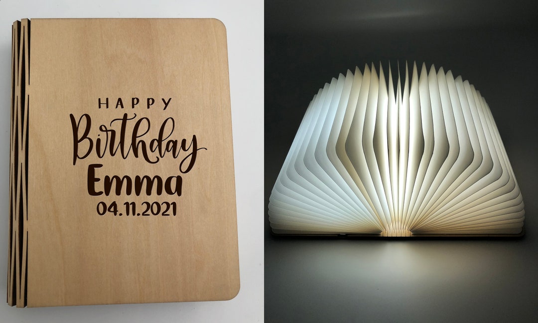Customized LED Book Lamp Birthday Gifts for Someone Who Has Everything ...