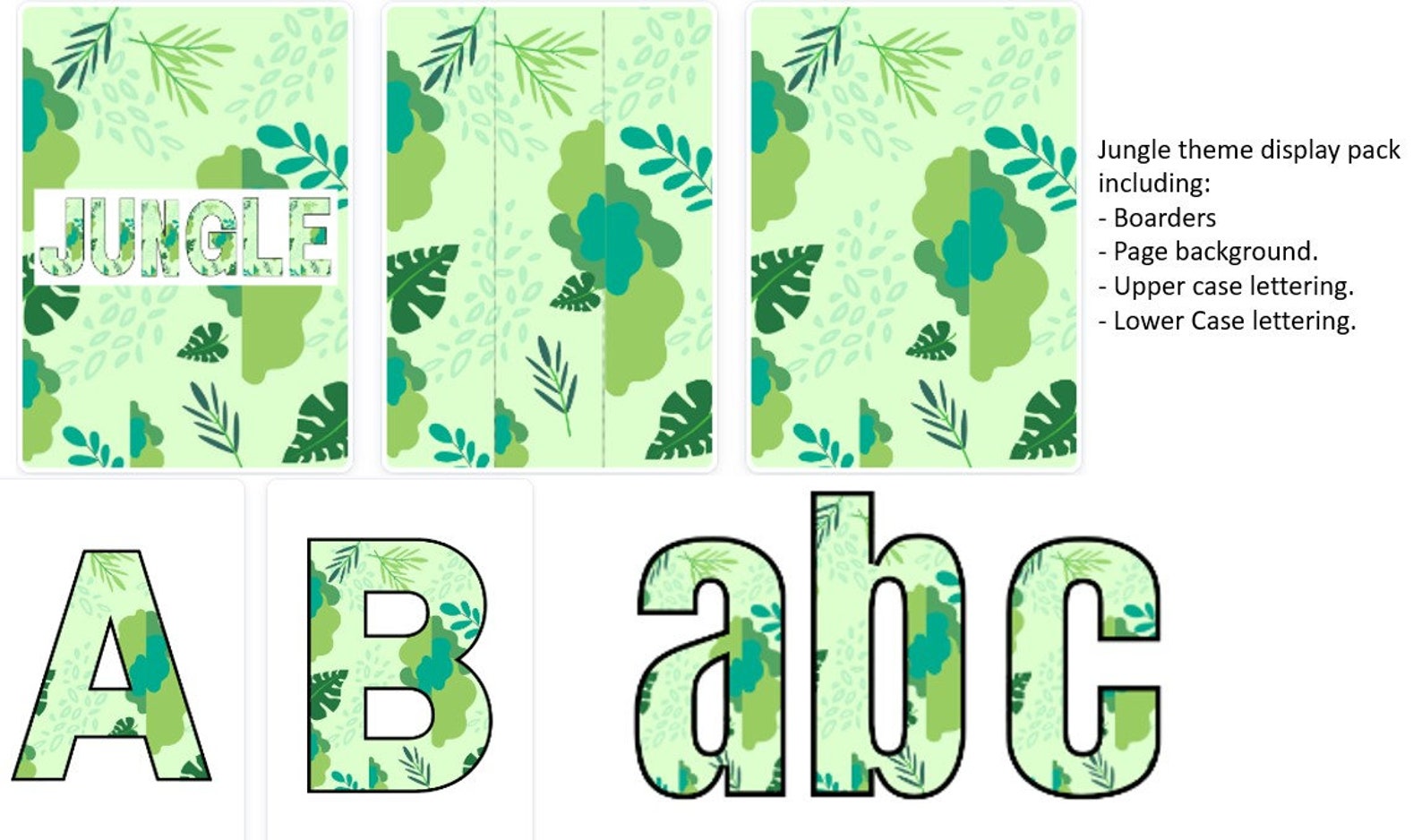 Jungle Classroom Display Pack. - Etsy