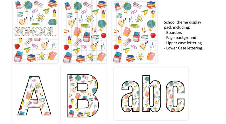 School Classroom Display Pack. - Etsy