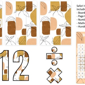 Safari Classroom Display Pack. - Etsy