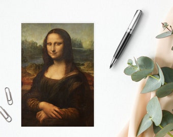 Mona Lisa Cards - Etsy