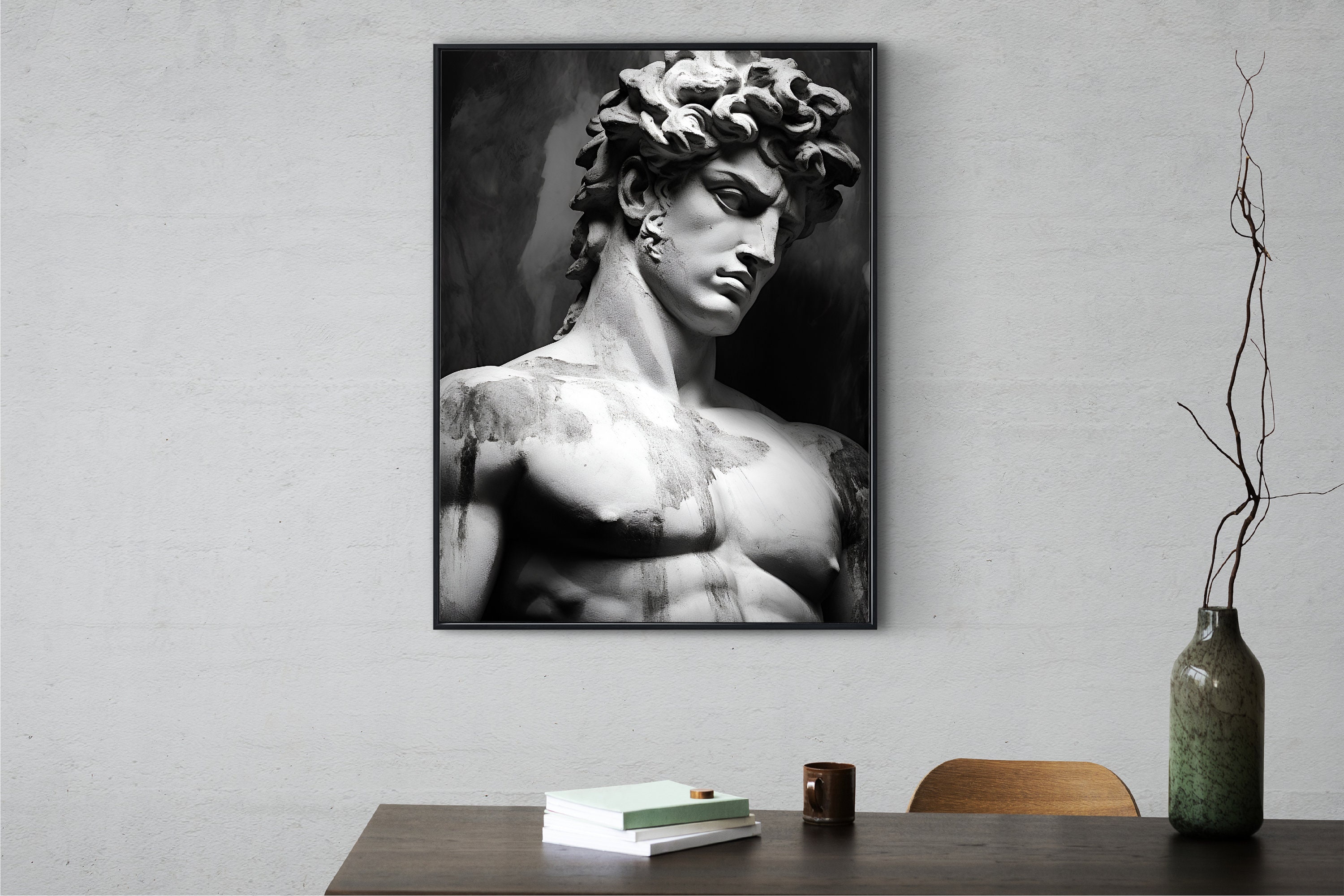 Ancient Greek Statue David Statue Printdavid Statue Print - Etsy