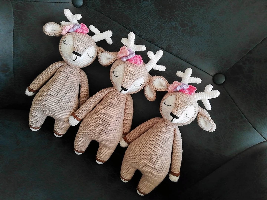 Fancy Deer Matilda Amigurumi Toy Play Buddy - Etsy