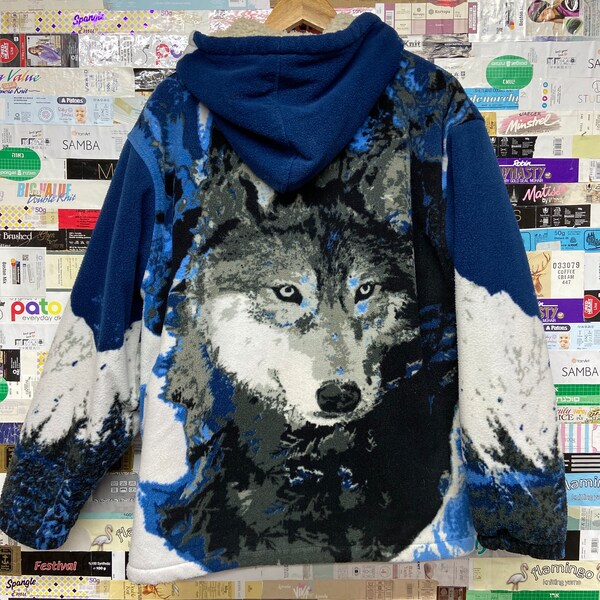Wolf Fleece - Etsy UK