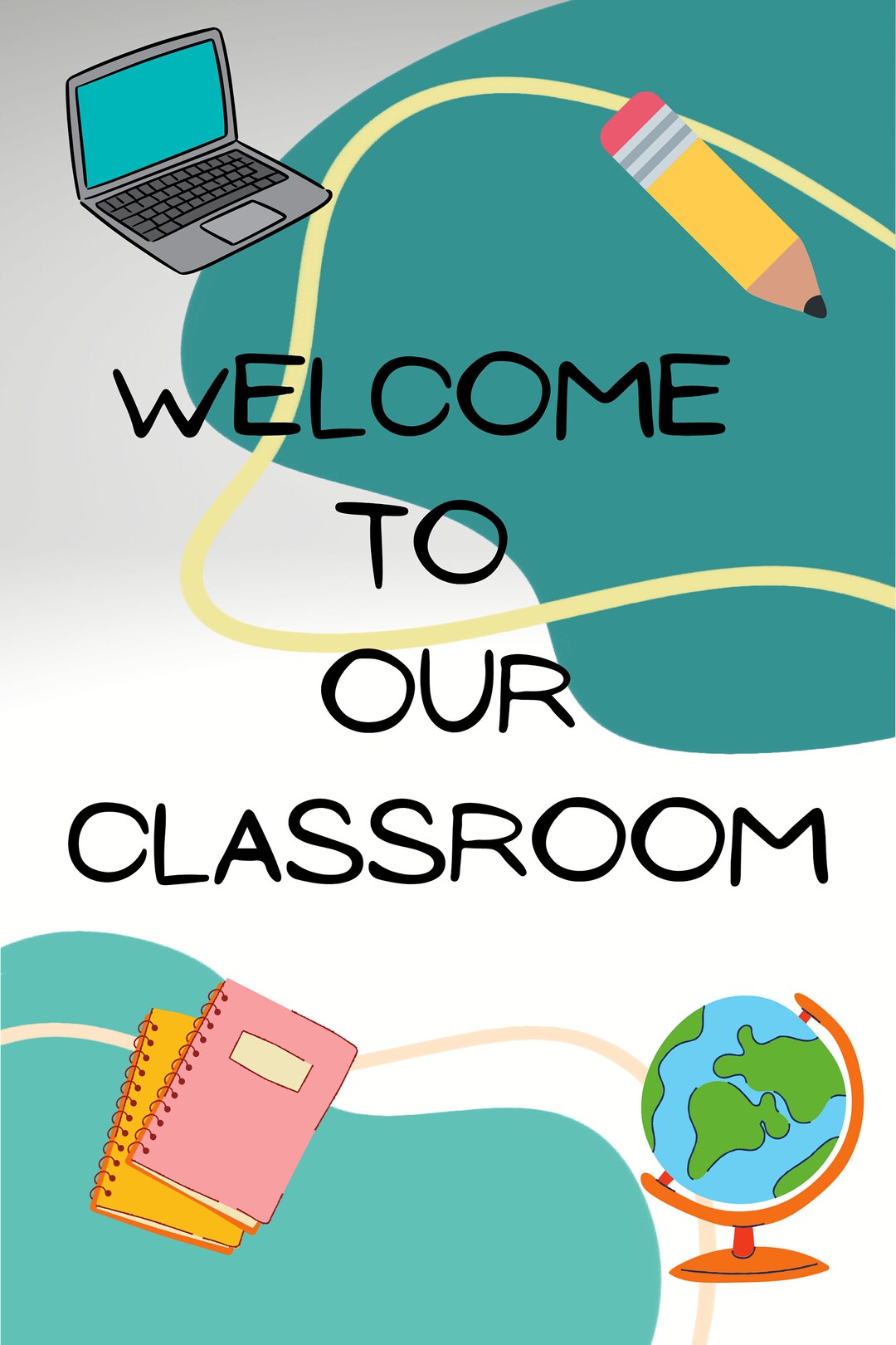 DIGITAL DOWNLOAD Welcome Poster for Classroom - Etsy