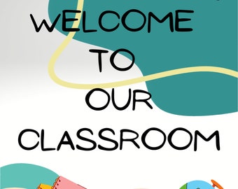 DIGITAL DOWNLOAD Announcement Poster-classroom-bulletine Board-office ...