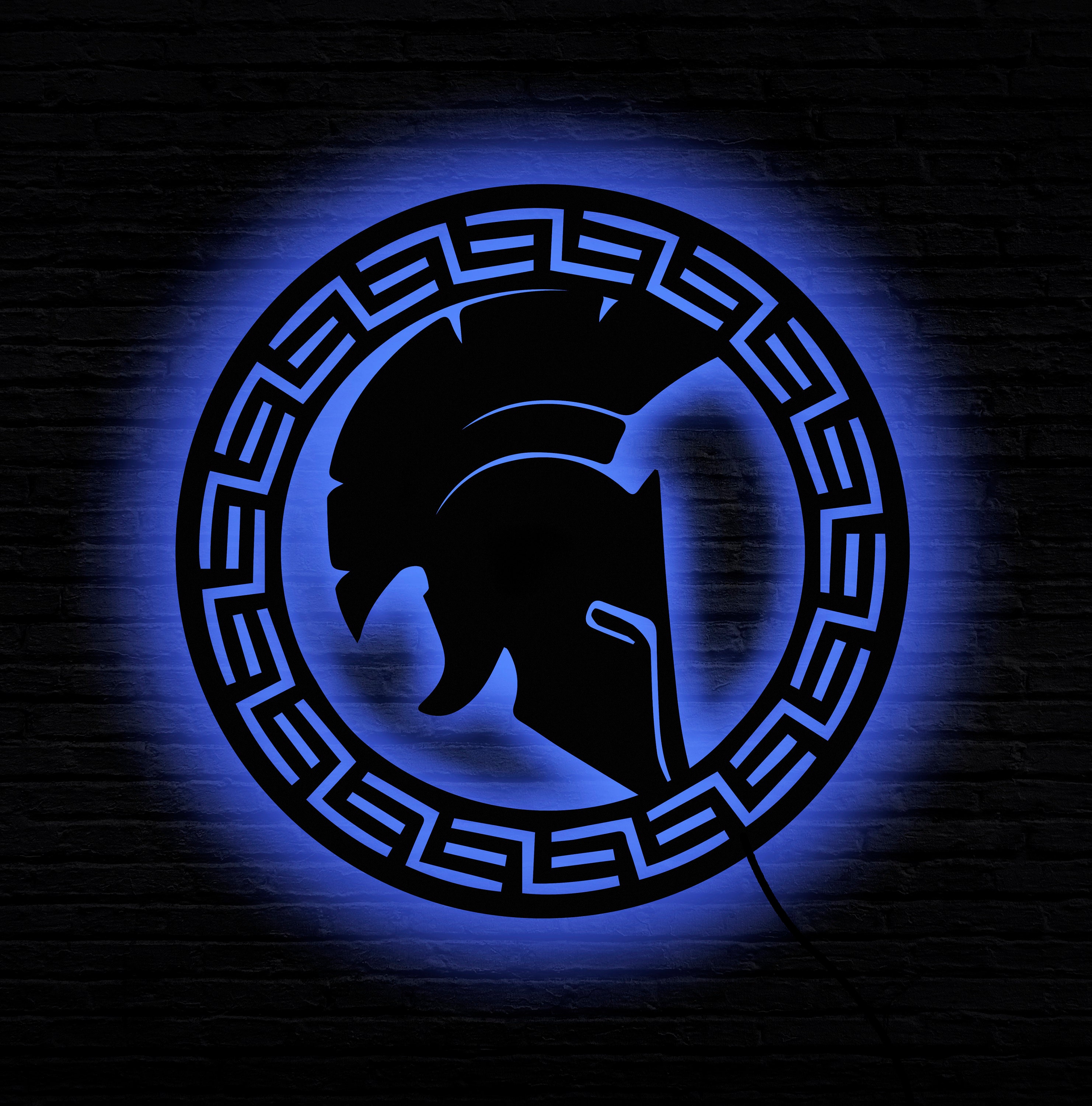 Blue Spartan Logo