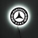 Mercedes Led Sign Neon Sign Mercedes Logo Wall Decor - Etsy
