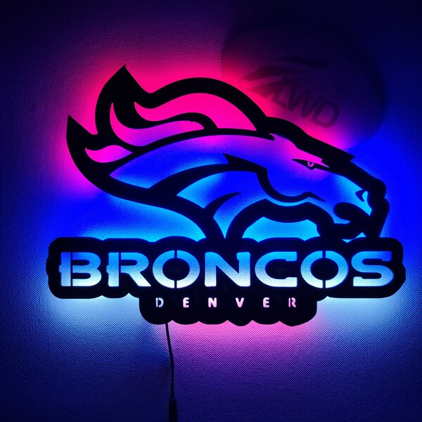 Denver Broncos Sign - Etsy