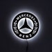 Mercedes Led Sign Neon Sign Mercedes Logo Wall Decor - Etsy