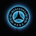 Mercedes Led Sign Neon Sign Mercedes Logo Wall Decor - Etsy