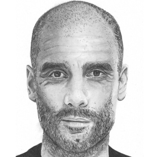 Pep Guardiola Art - Etsy Canada