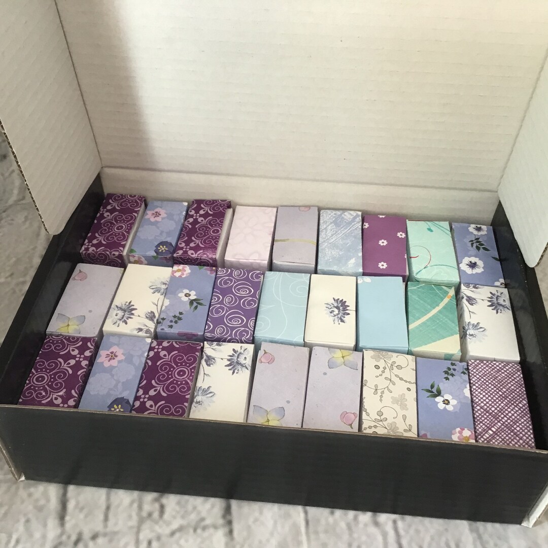 27 Small Origami Boxes, Lilac & Purple Designs. Wedding Favours ...