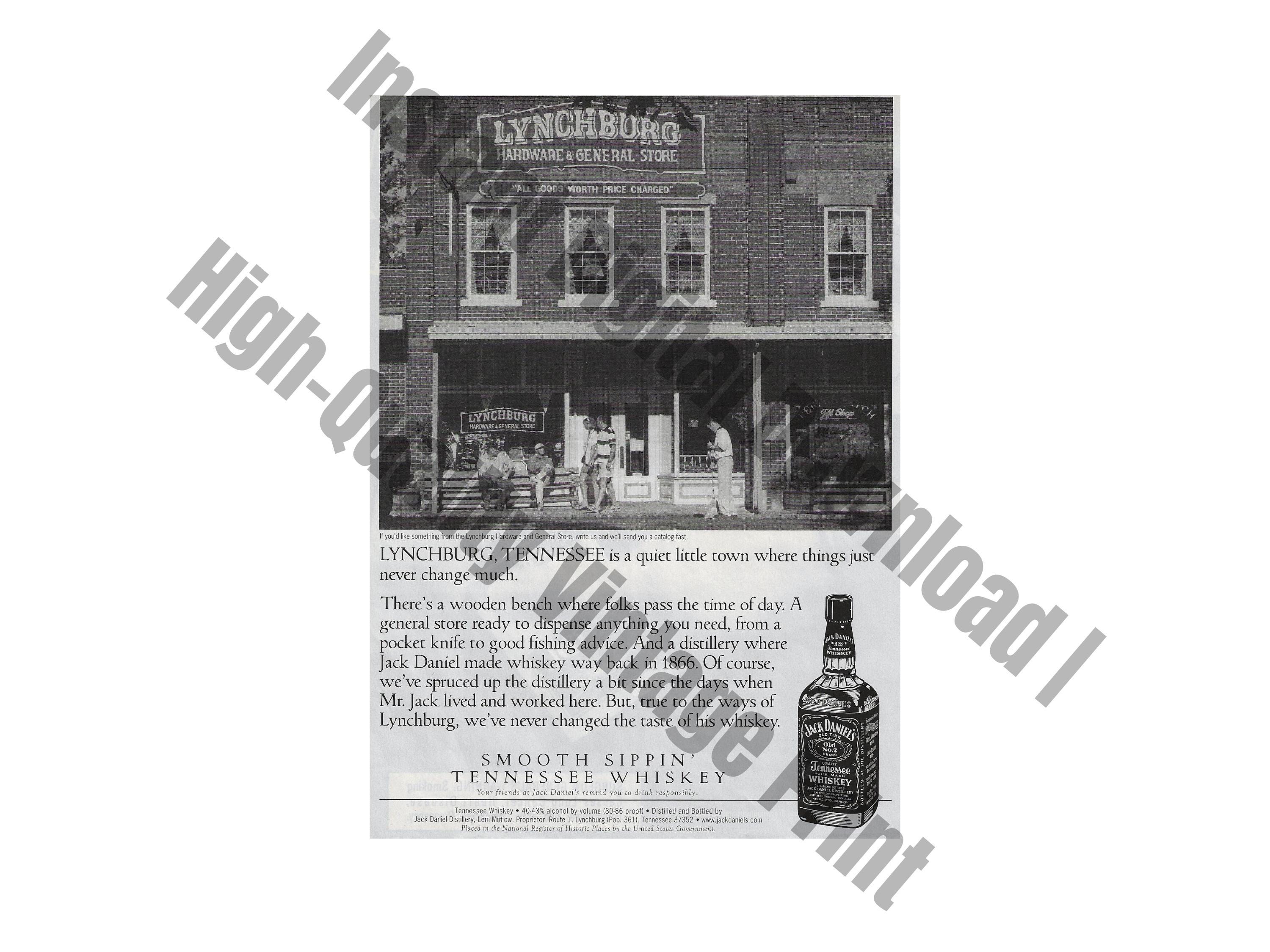 Vintage Jack Daniels Printable Whiskey Ad | Digital Download ...