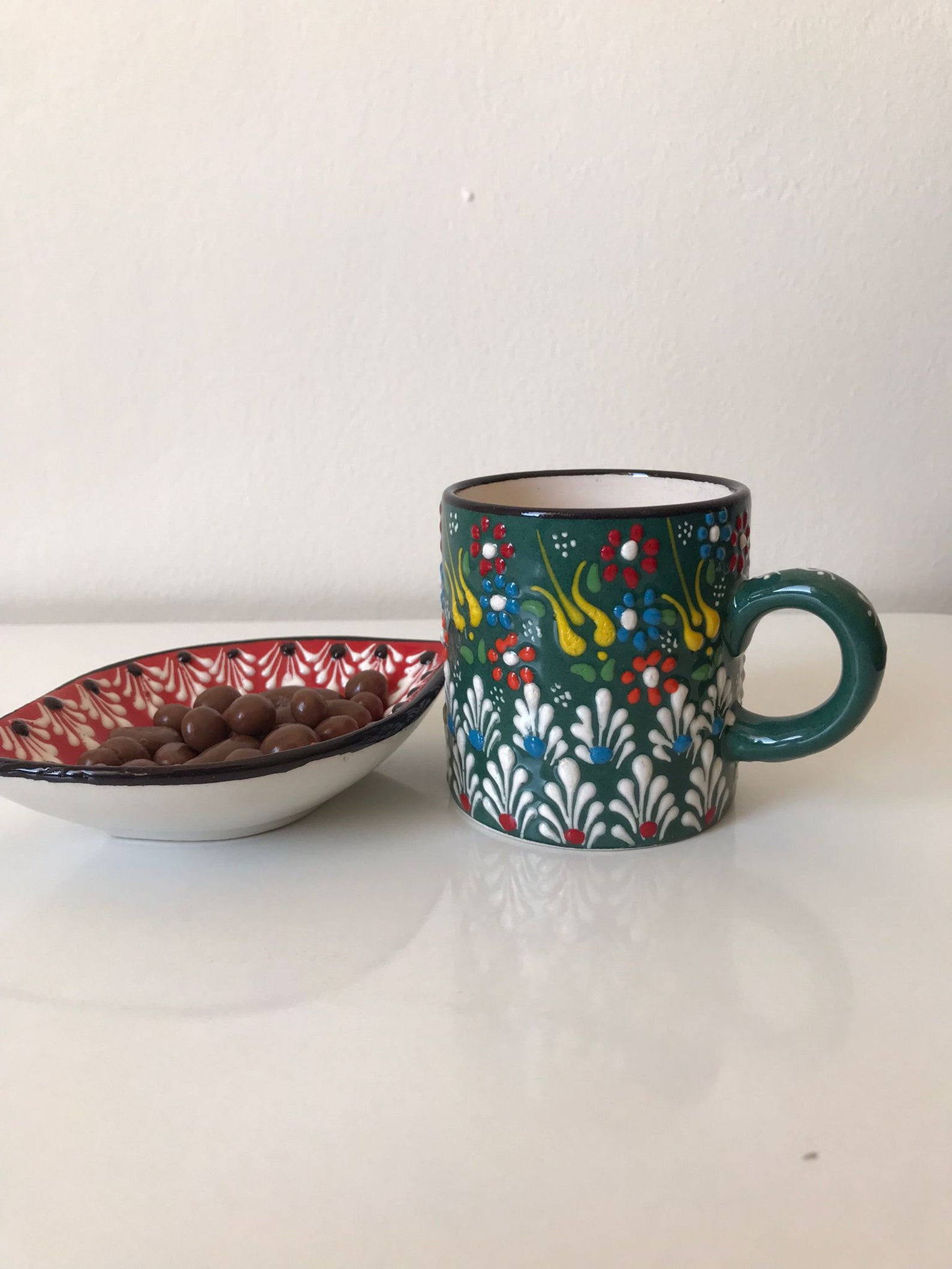 Ceramic Mug, Turkish Mug, Handmade Tulip Ceramic Coffee Mug ...