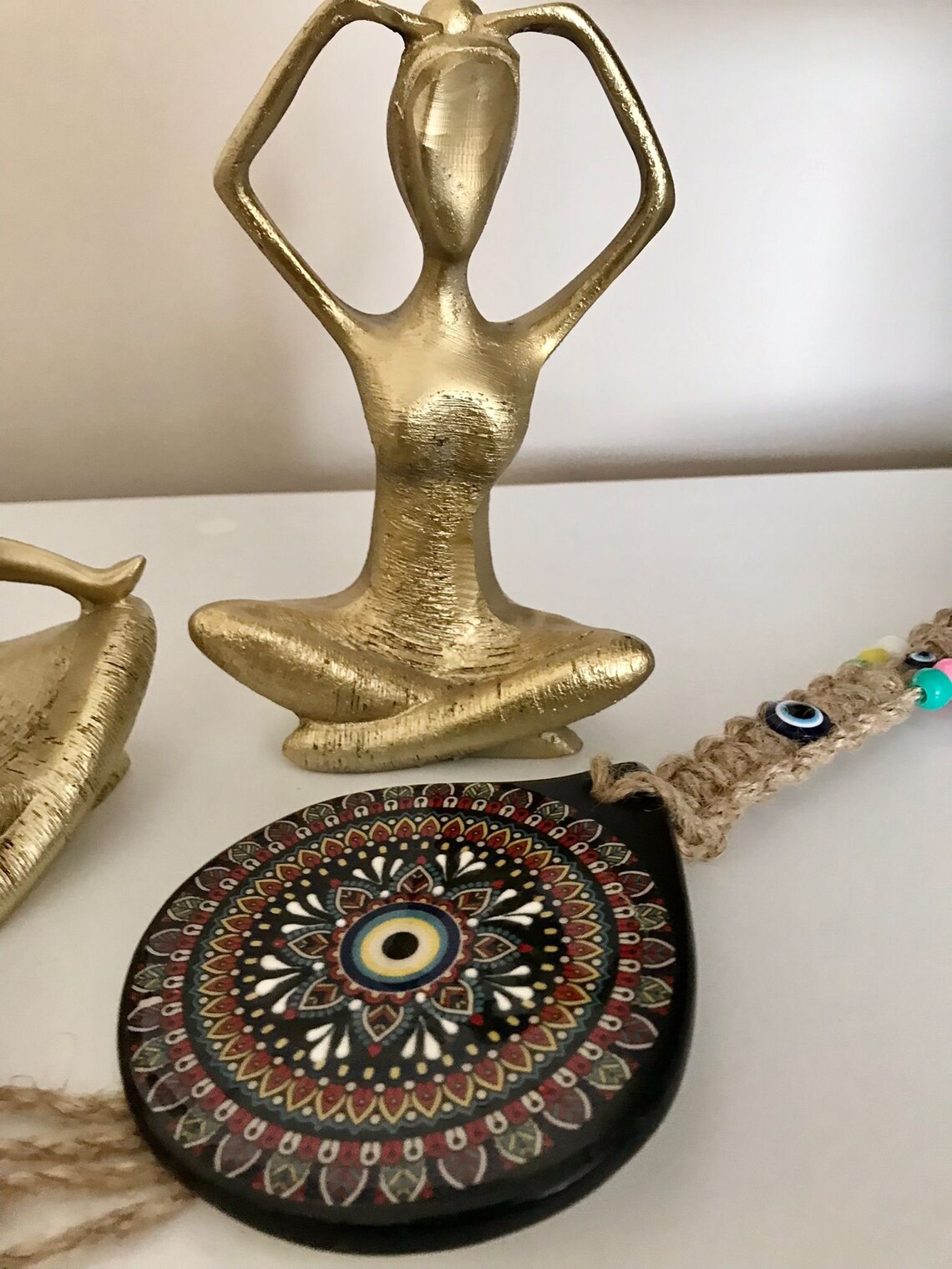 5'' Turkish Ceramic Mandala Wall Decor, Colourful Wall Decor ...