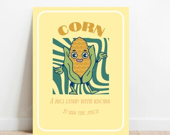 Tik Tok Corn Poster - Etsy