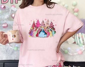 Princess Christmas HTV and Sublimation Image Transfer, Family Vacation ...