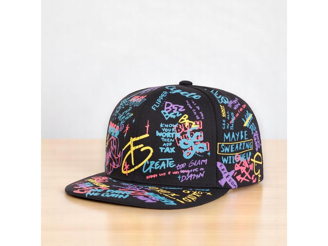 Graffiti Baseball Cap: Urban Hip-hop Streetwear Hat - Etsy