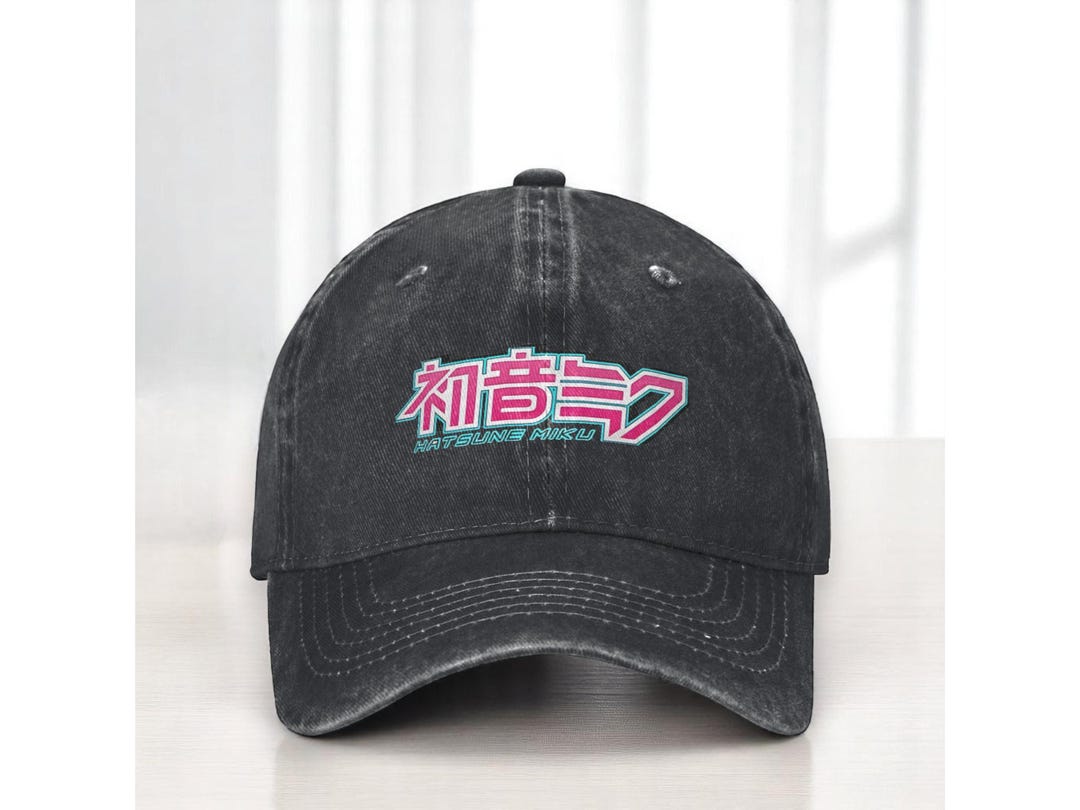 Hatsune Miku Inspired Anime Cap: Embroidered Cosplay Hat - Etsy