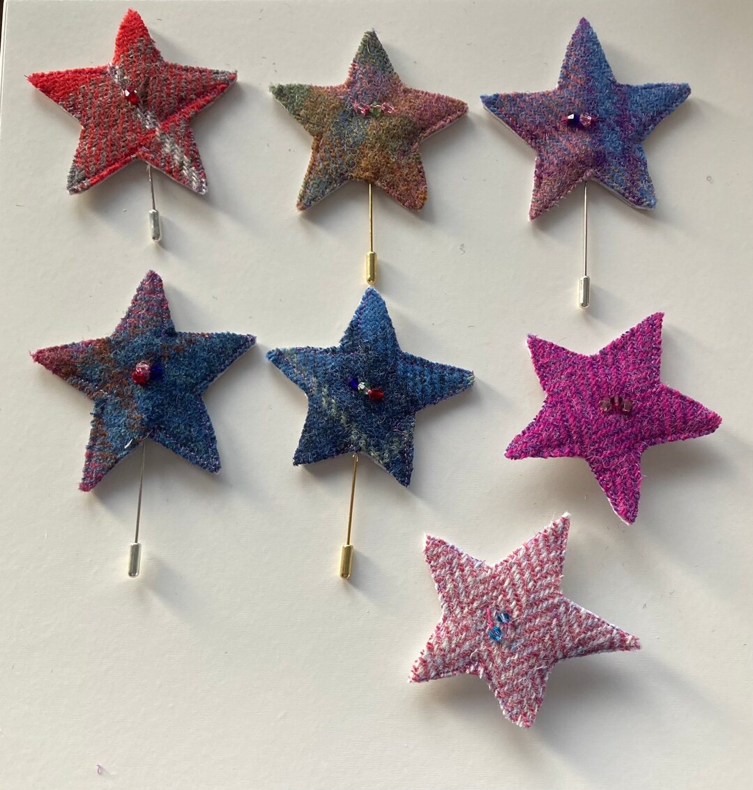 Harris Tweed Lapel Pins - Etsy