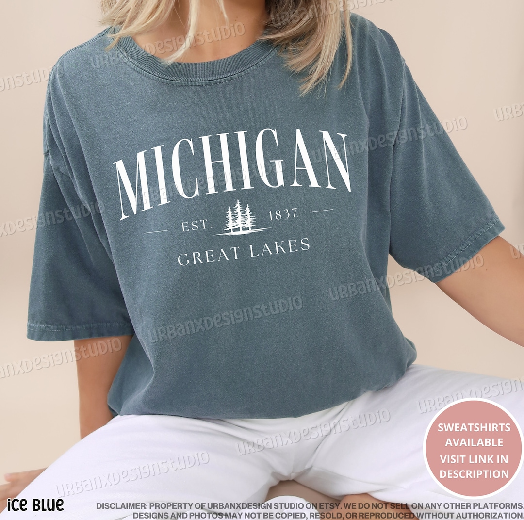 Michigan Shirt, Michigan Great Lakes Shirt, up North Michigan Shirt ...