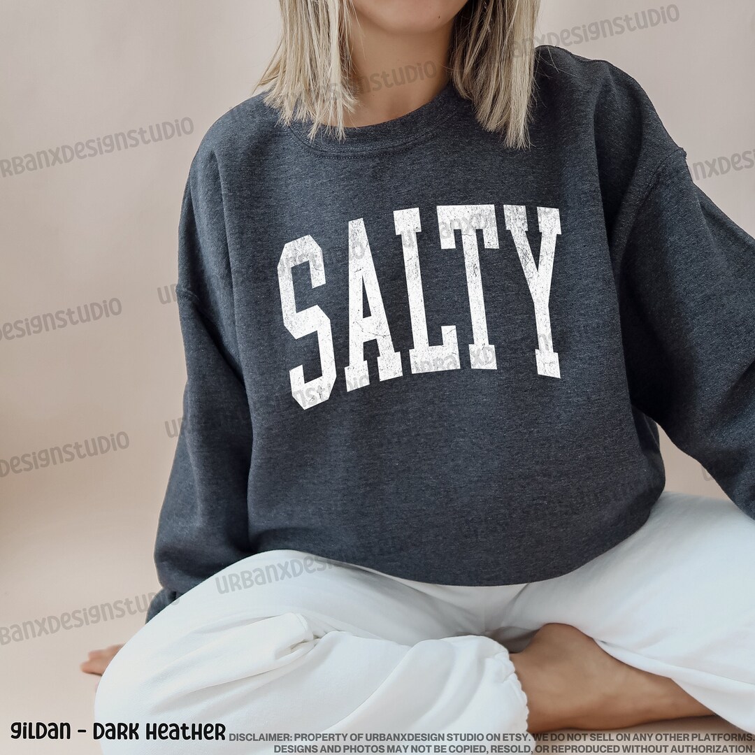 Cute Salty Sweatshirt, Salty Hoodie, Cute Beach Sweatshirt, Cute Beach ...